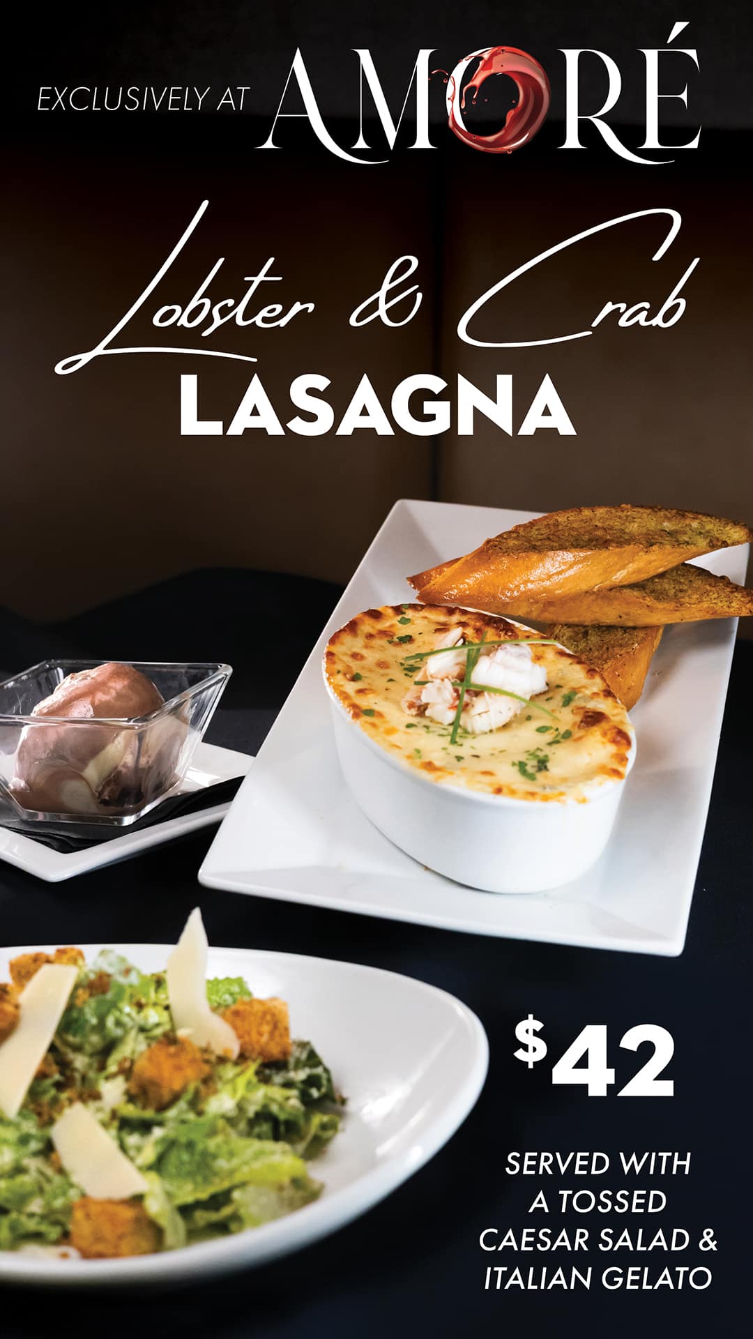 Amore | Fine Dining | Spirit Mountain Casino