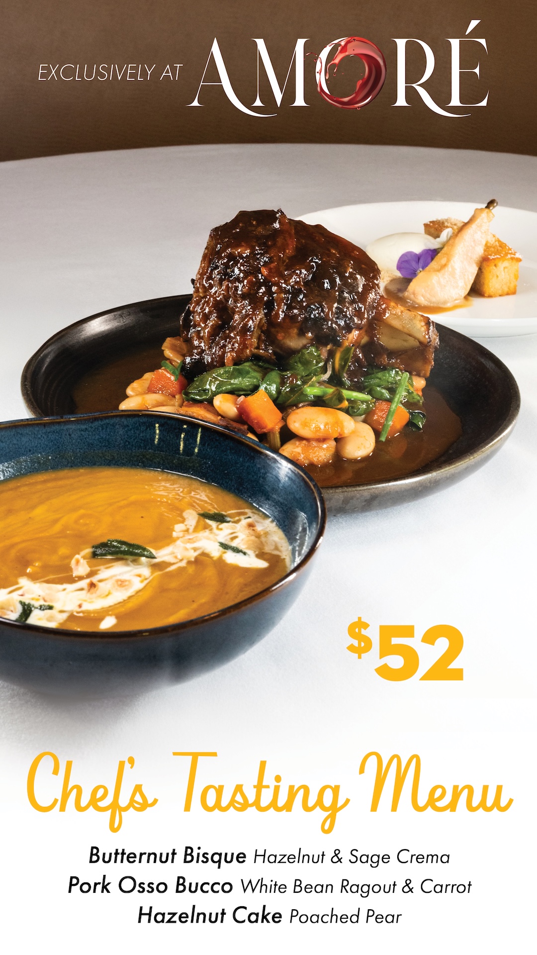 Amore | Fine Dining | Spirit Mountain Casino