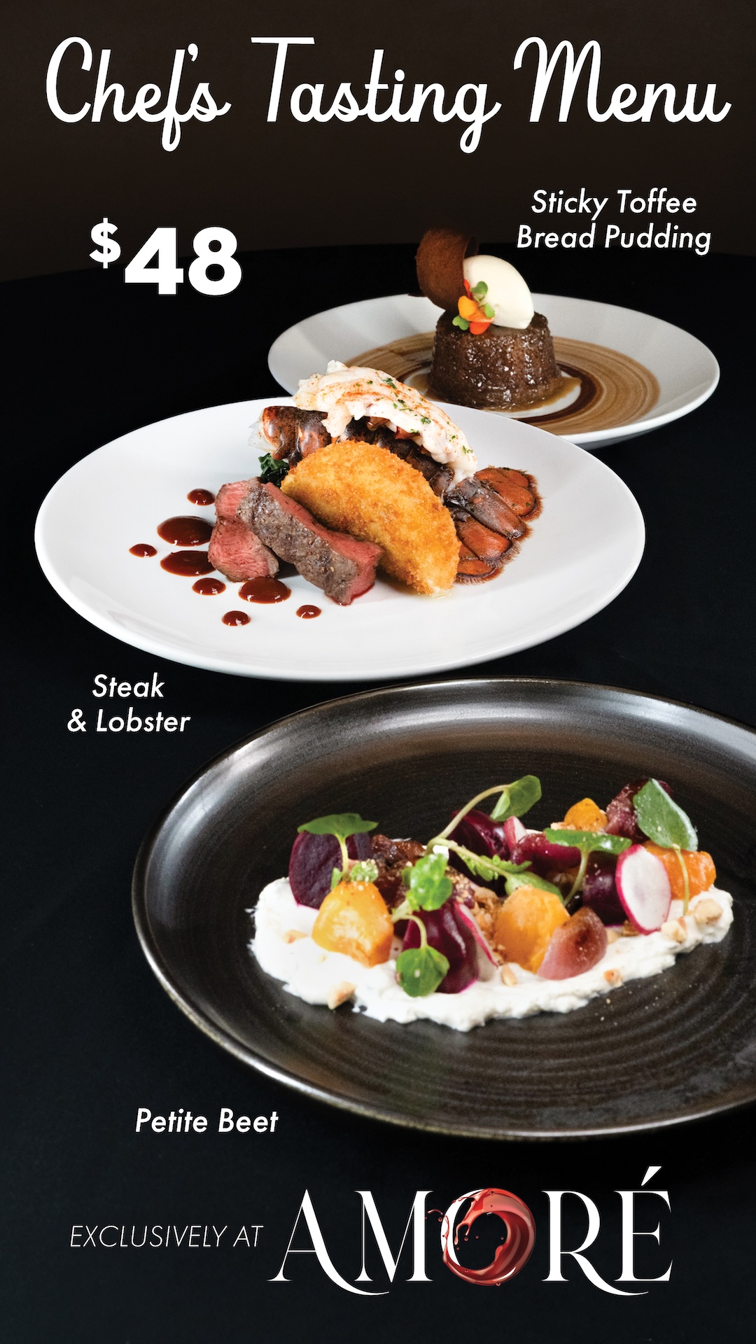Amore | Fine Dining | Spirit Mountain Casino