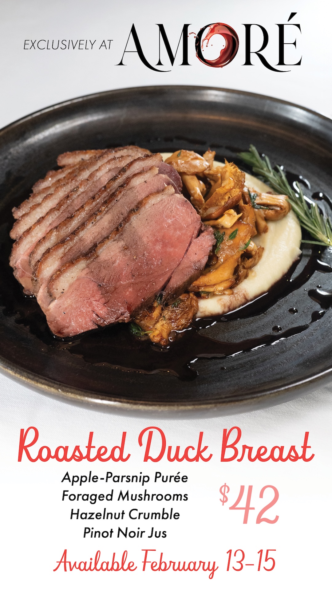 Amore | Fine Dining | Spirit Mountain Casino